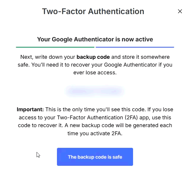 How to set up Google Two-Factor Authentication (2FA)